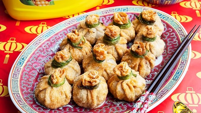 Money Bag Dumplings from Blogger Areta Wong