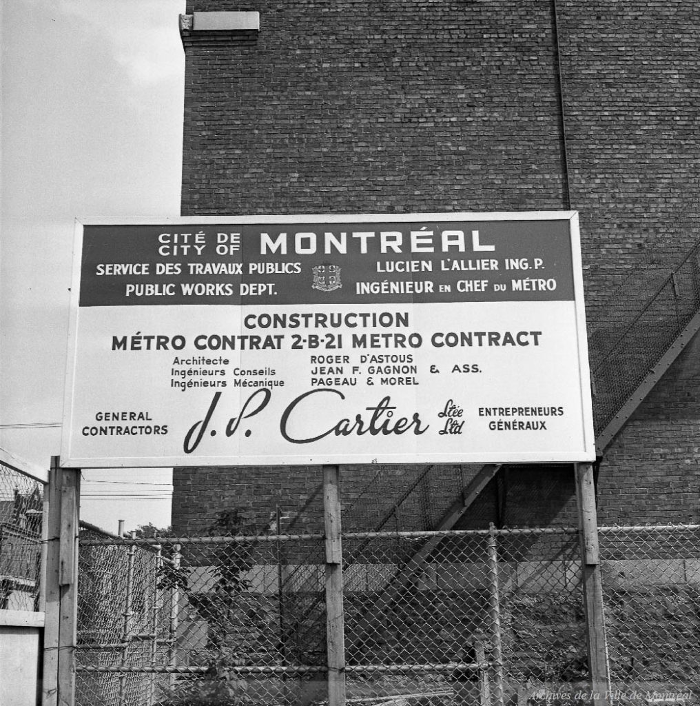 The evolution of Montreal metros in the 1960s