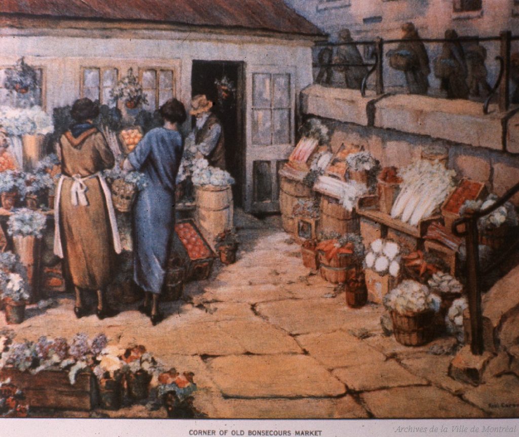 Old Photographs of the Bonsecours Market (1884-1982)